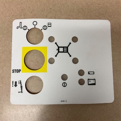 Genie CONTROL PANEL INTERLOCK DISPLAY DECAL TOUCHPAD OVERLAY MAST ...