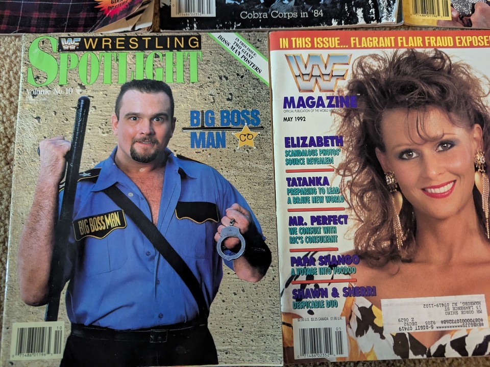 WWF Wrestling Spotlight + WWF Magazine Lot Of 5 - First Issue. SEE ...