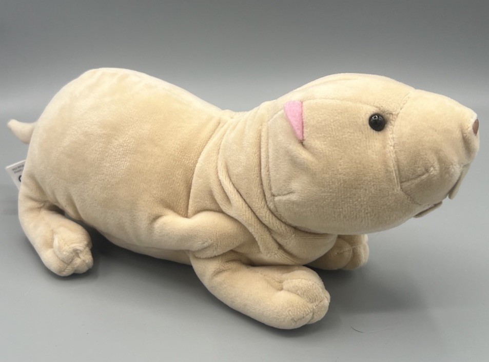 NWT Wild Republic Naked Mole Rat Plush Stuffed Animal 9" Sand Puppy No ...
