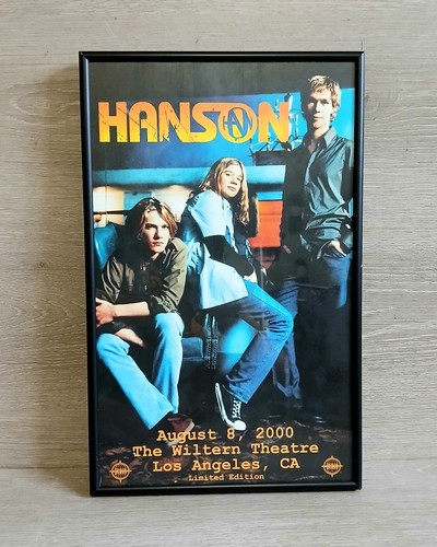 Hanson Vintage This Time Around Mini Concert Poster Limited Edition LA ...