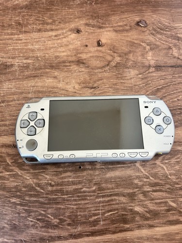 SONY PSP-3000 PSP Console Silver- TESTED-NO CHARGER | eBay