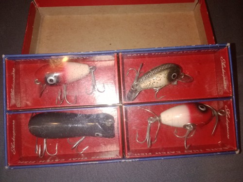 RARE ORIGINAL SHAKESPEARE SPECIAL SPEEDWAY LURE SET. ORIGINAL BOXES ...