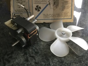 Acme motors inc 110 volt fan motor with plastic 5 blade fan 700 series ...