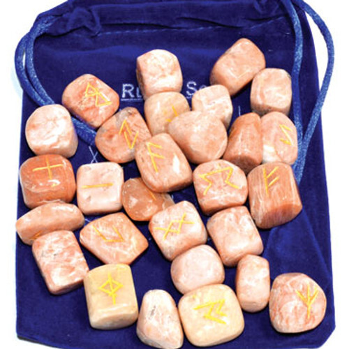 Peach Moonstone rune set | eBay
