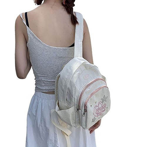 Breathable Back Pad Schoolbag Adjustable Strap Two Shoulder Bag Student ...