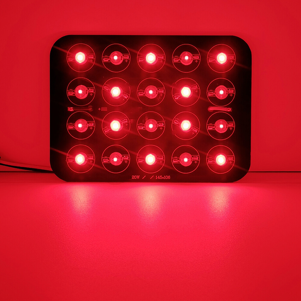 20W 660nm + 730nm Deep Red LED + PCB for DIY Lamp Spot Light Bulb ...