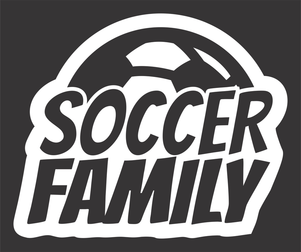 Soccer Family Car Window Decal SUV Truck RV Tablet Laptop any Flat ...