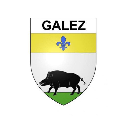 Galez 65 ville sticker blason écusson autocollant adhésif | eBay