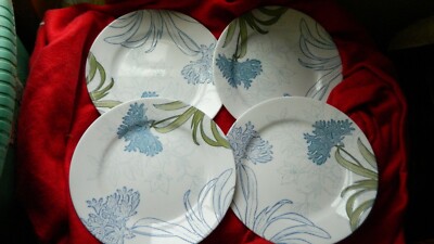 CORELLE RARE FREESIA LUNCH / SALAD 8.5 INCH PLATE x 4 NEW FREE USA ...