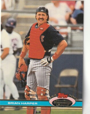 FREE SHIPPING-MINT-1991 Topps Stadium Club Brian Harper #589 TWINS | eBay