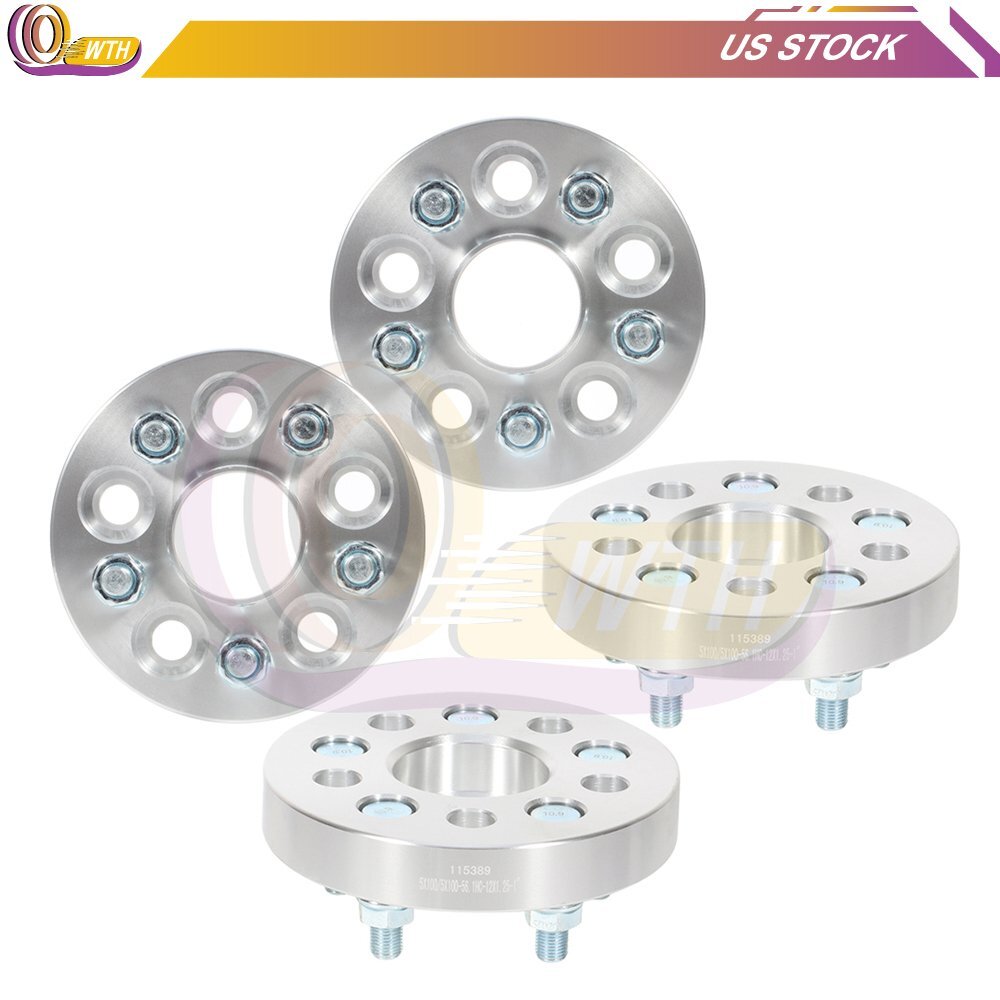 4pcs 1" Hubcentric Wheel Spacers 5x100 Fits Subaru Forester Legacy ...