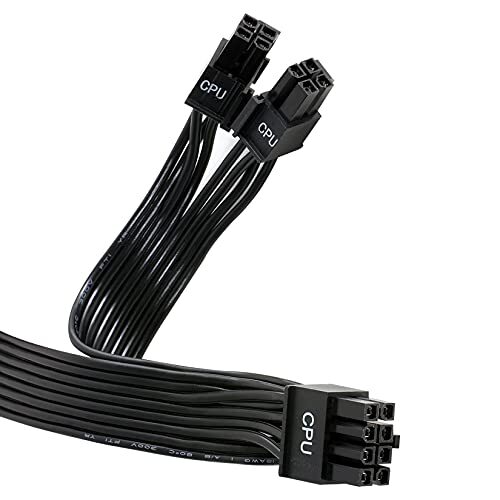 Cpu Cable For Evga 70cm Male To Male 8 Pin To 8 & 4+4 Pin Eps Cpu Power ...