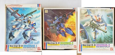 Dragonar 1 2 3 Gunpla Plastic Model Kit Metal Armor Type x 3 | eBay