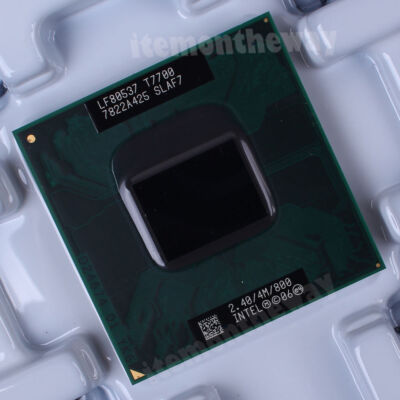 Original Intel Core 2 Duo T7700 SLAF7 SLA43 Prozessor 2.4 GHz M Sockel ...