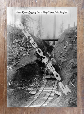 Historic Deep River Logging Co. - Deep River, Washington Train Postcard ...