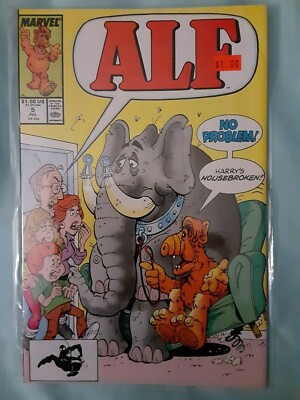 DIRECT EDITION MARVEL COMICS "ALF" JULY 1988 COMIC BOOK VOL. 1 ISSUE 5 ...