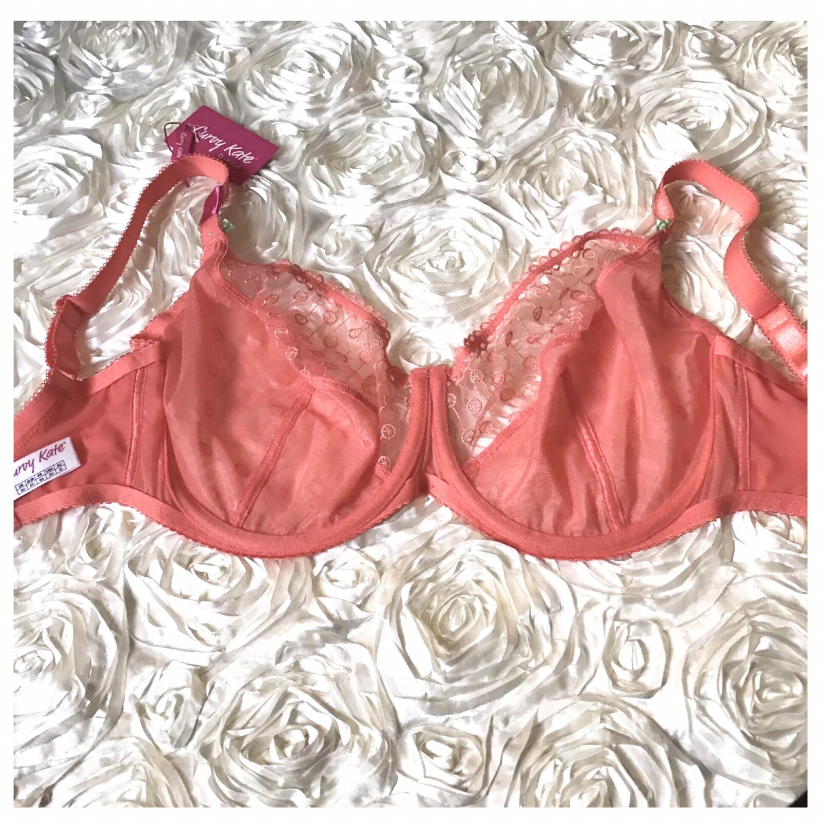 Curvy Kate Dreamcatcher Balconette Underwire Melon Orange Bra 2301 Size ...