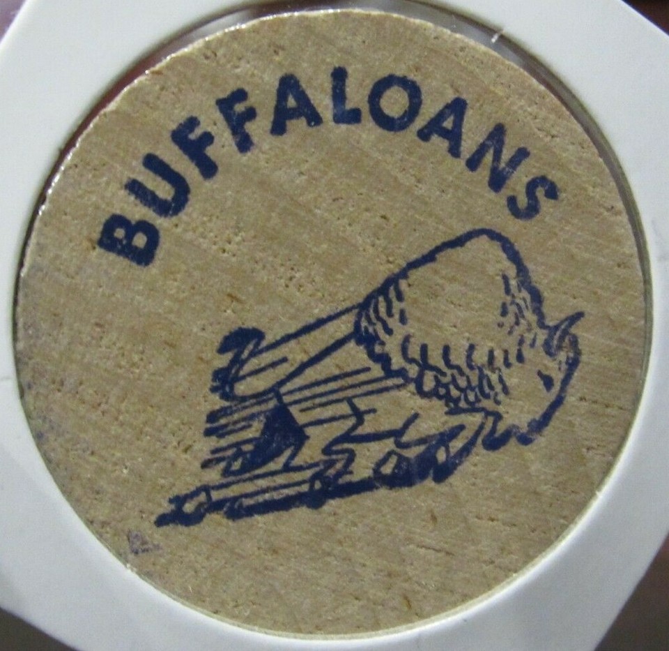 Vintage Buffalo Savings Bank Buffalo, NY Wooden Nickel - Token New York ...
