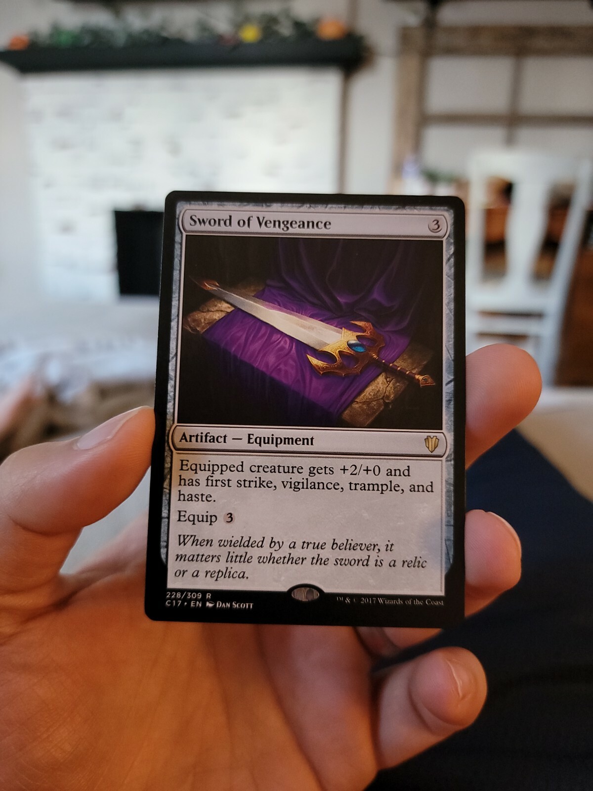 Sword of Vengeance – MTG Commander: 2017 Edition Card # 228 W3 | eBay