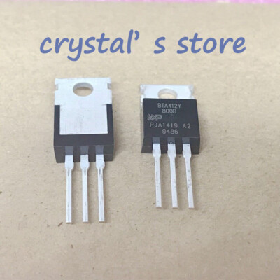 5PCS BTA412Y-800B,127 TRIAC 800V 12A TO220AB-3 BTA412Y-800B 412 BTA412 ...