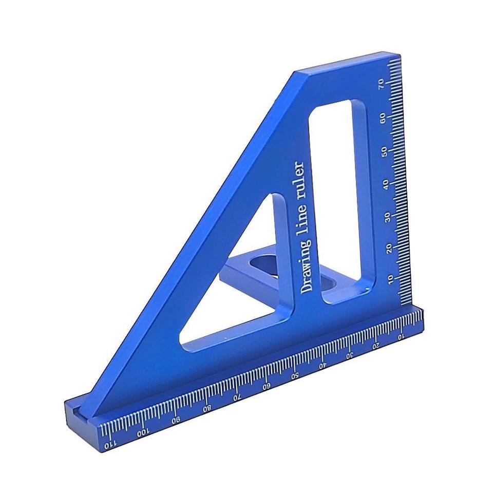 Alloy Woodworking Measuring Tool Miter Triangle Ruler Square Protractor ...