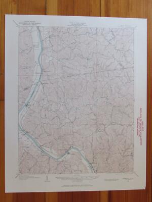 Winfield West Virginia 1961 Original Vintage USGS Topo Map | eBay