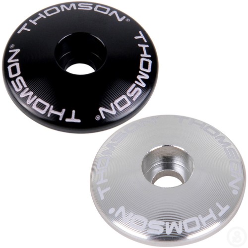 THOMSON 1-1/8" Stem Headset Top Cap Silver / Black | Road Bike MTB ...
