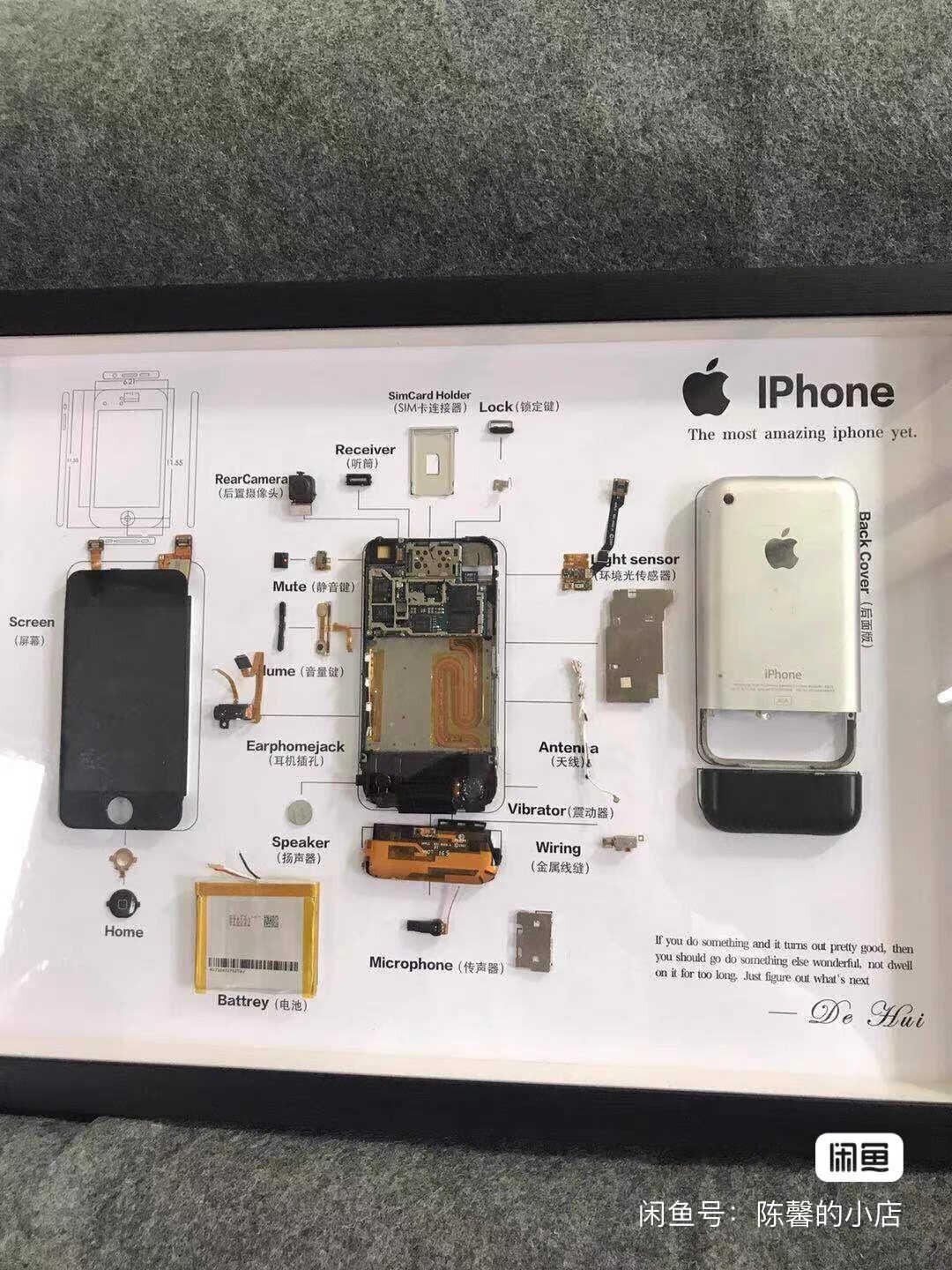 Apple iphone 2G 1st Generation 8GB Dismantling picture paper+Not ...