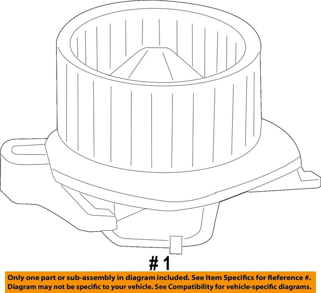 CHRYSLER OEM Blower Motor Fan-Blower Motor 68224166AA for sale online ...