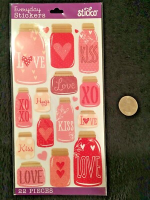 Sticko - Everyday Stickers - Mason Jar Love | eBay