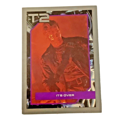Terminator 2: Judgement Day (1991) card # 123 vintage - Arnold ...