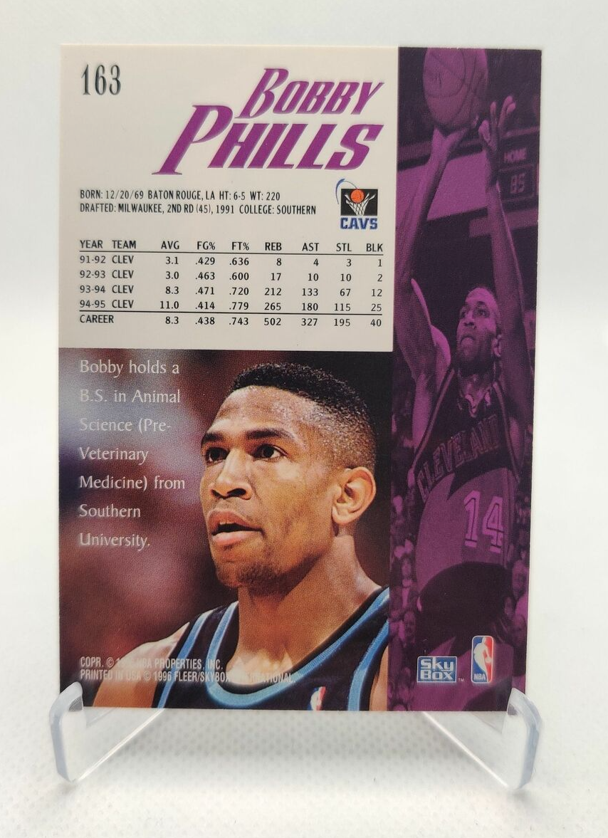 1995-96 SkyBox Premium Cleveland Cavaliers Basketball Card #163 Bobby ...