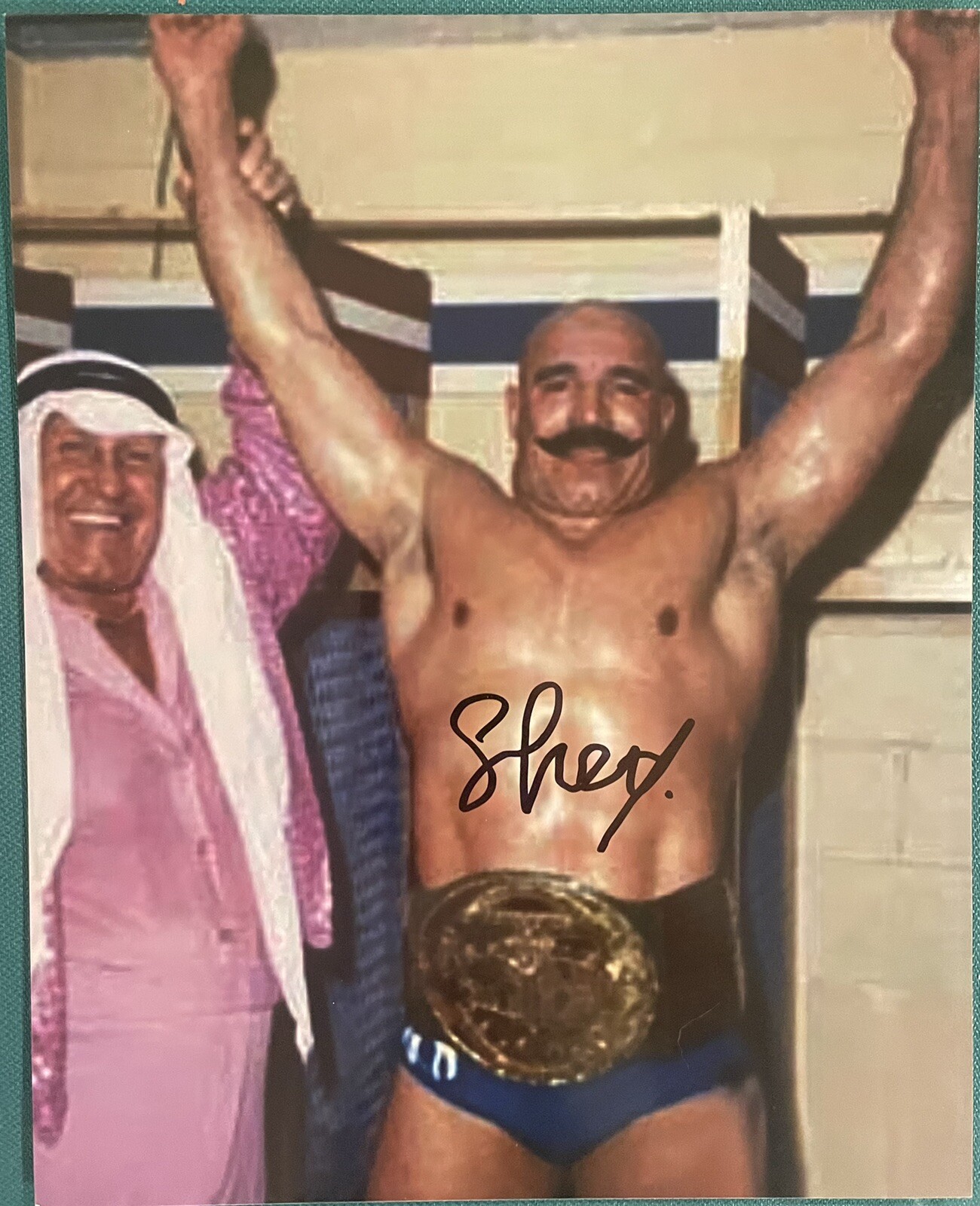 The Iron Sheik WWE Signed Autographed 8x10 Photo | eBay