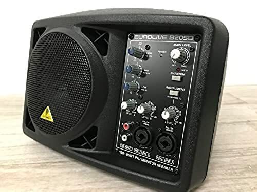 Behringer Eurolive B205D Ultra-Compact 150-Watt PA/Monitor Speaker ...
