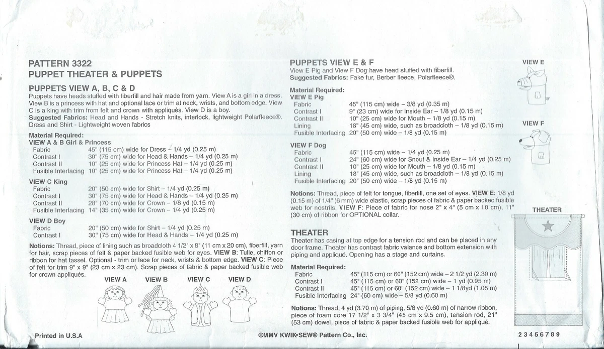 Pig Puppet Head Patterns