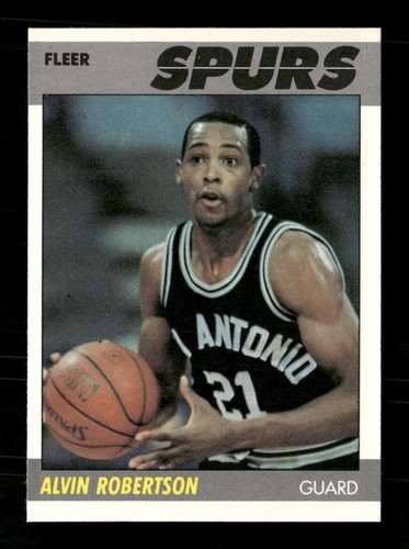 1987-88 Fleer NBA Basketball Card #93 Alvin Robertson Spurs | eBay