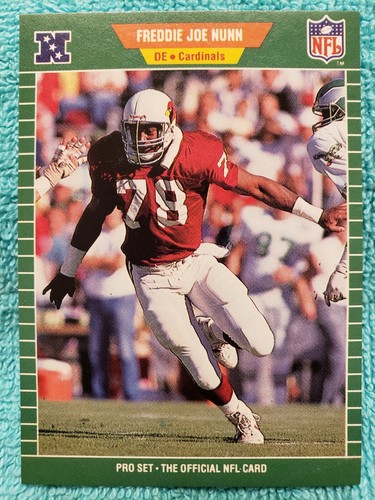 1989 PRO SET FREDDIE JOE NUNN #336 PHOENIX CARDINALS | eBay