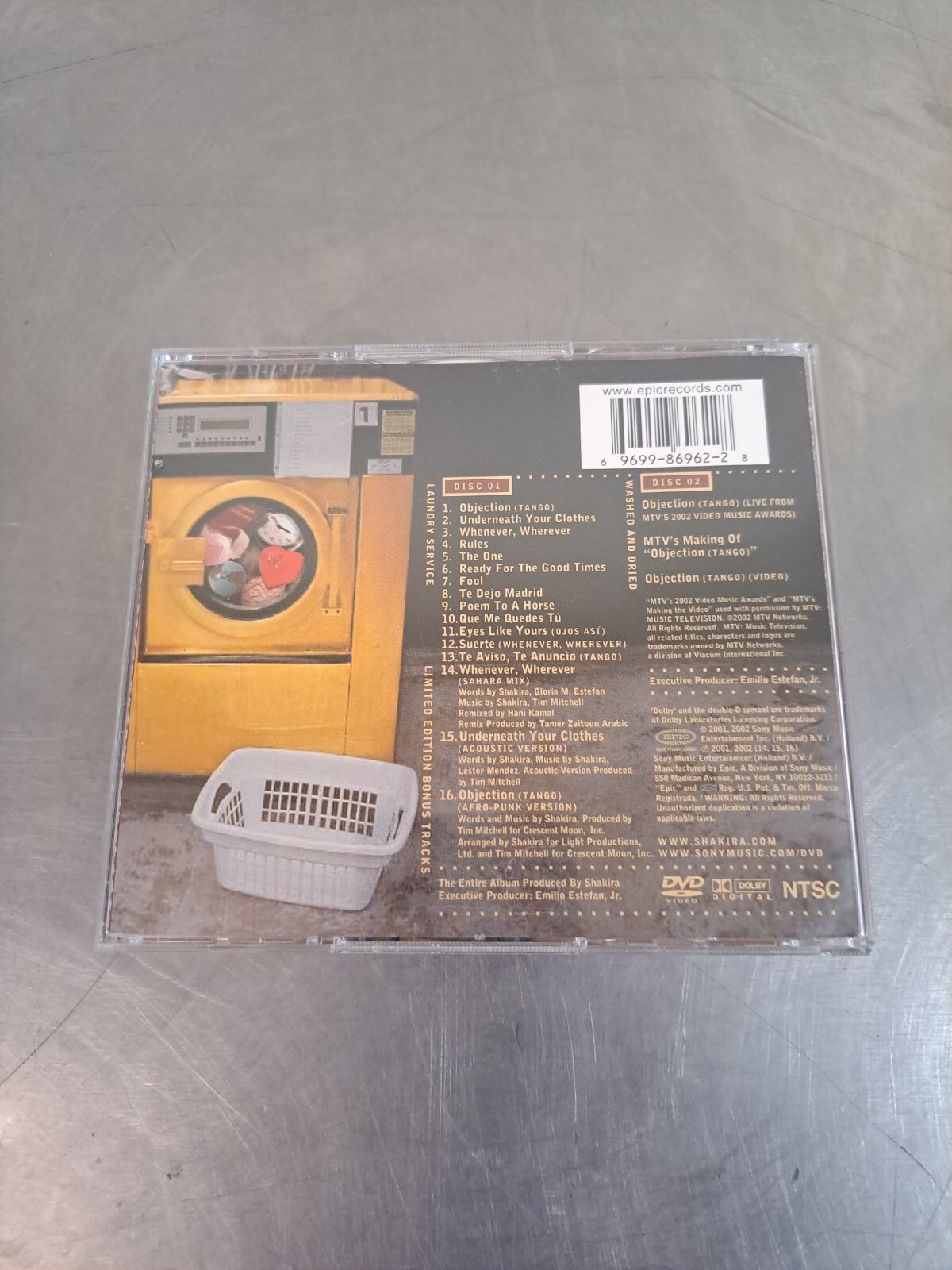 Shakira LAUNDRY SERVICE (Limited Edition) *2 Disc* CD Album V GOOD ...