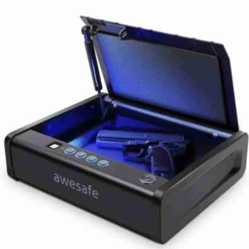 Awesafe Biometric Gun Safe for Handgun & Pistol Safe Fingerprint | eBay