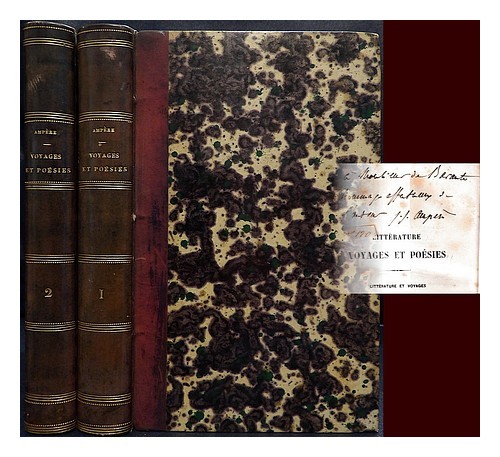 Amp RE, JEAN JACQUES Litt rature, voyages & po sies / par J. Amp RE ...