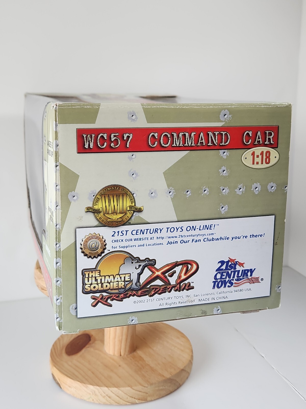 THE ULTIMATE SOLDIER WWII WC57 COMMAND CAR 1:18-21ST CENTURY-XD ...