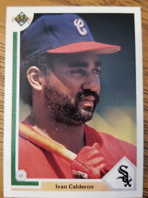 1991 Upper Deck Ivan Calderon Chicago White Sox Baseball Card #285 MT ...