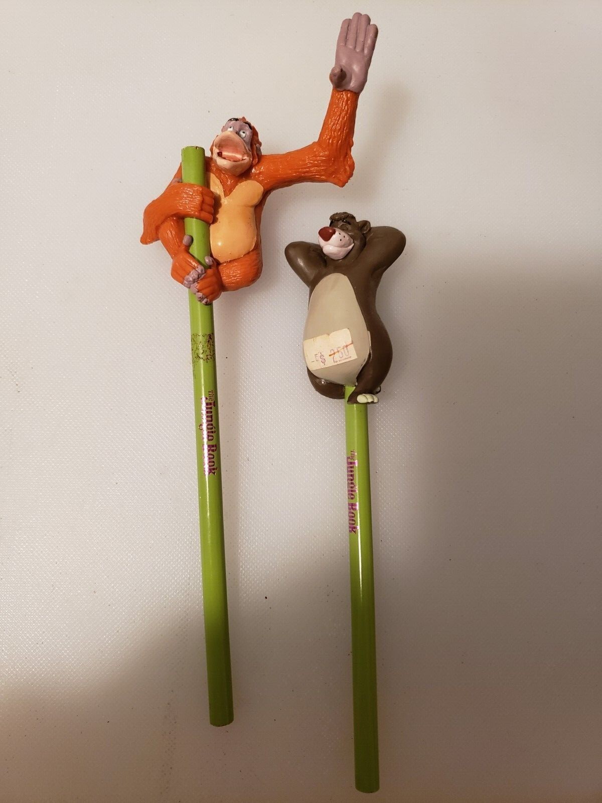 Vintage Disney Jungle Book Applause Pencil Huggers Taiwan King Louie ...