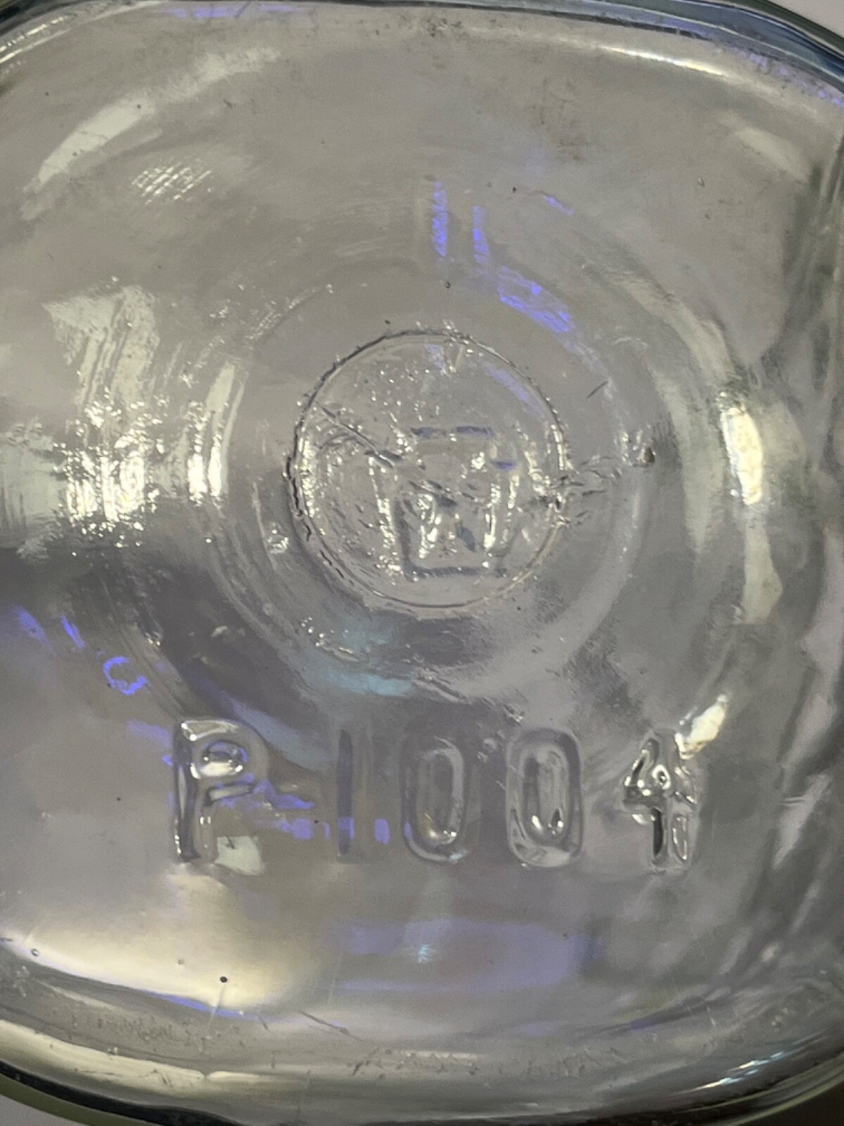 VINTAGE Knox Glass Co. ART DECO DIAMONDS DOWN SIDES CLEAR GLASS CANNING ...