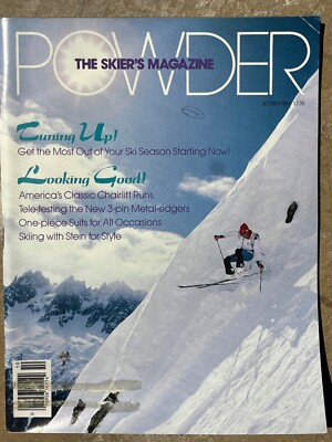 Powder Magazine October 1985 Tune Up Tips Vintage Skiing | eBay