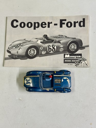 1:32 MONOGRAM MODELS slot cars #34 COOPER-FORD modified sports racing ...