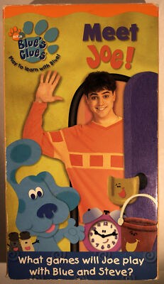 Blues Clues Meet Joe(VHS 2002)TESTED-RARE VINTAGE-SHIPS N 24 HOURS ...