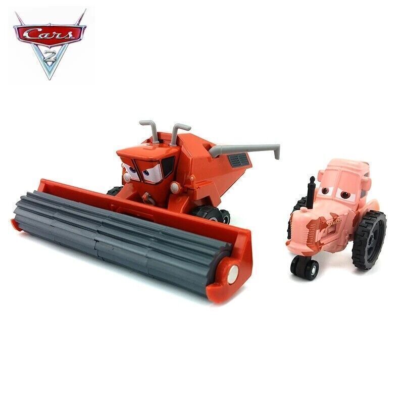 Disney Pixar Cars Original Frank Harvester & Cow Tractor Movie Collect ...