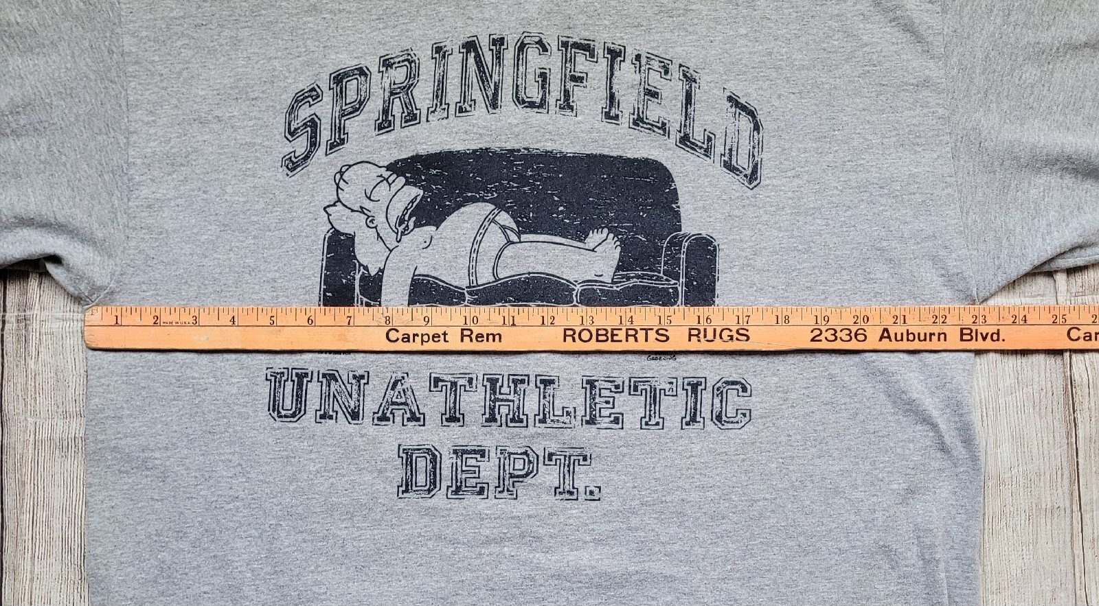 Vintage? The Simpsons Springfield Unathletic Dept T-S… - Gem