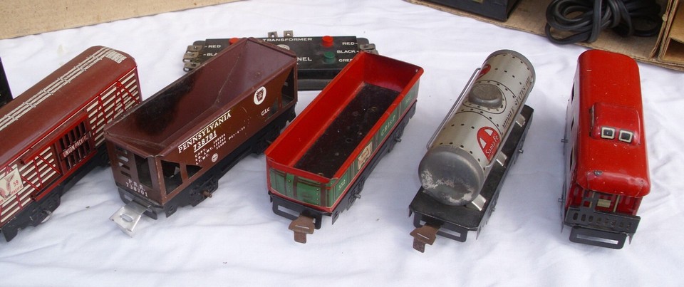 MARX STEAM LINE ELECTRIC TRAIN 7 PIECE SET BOXED 3987 | eBay